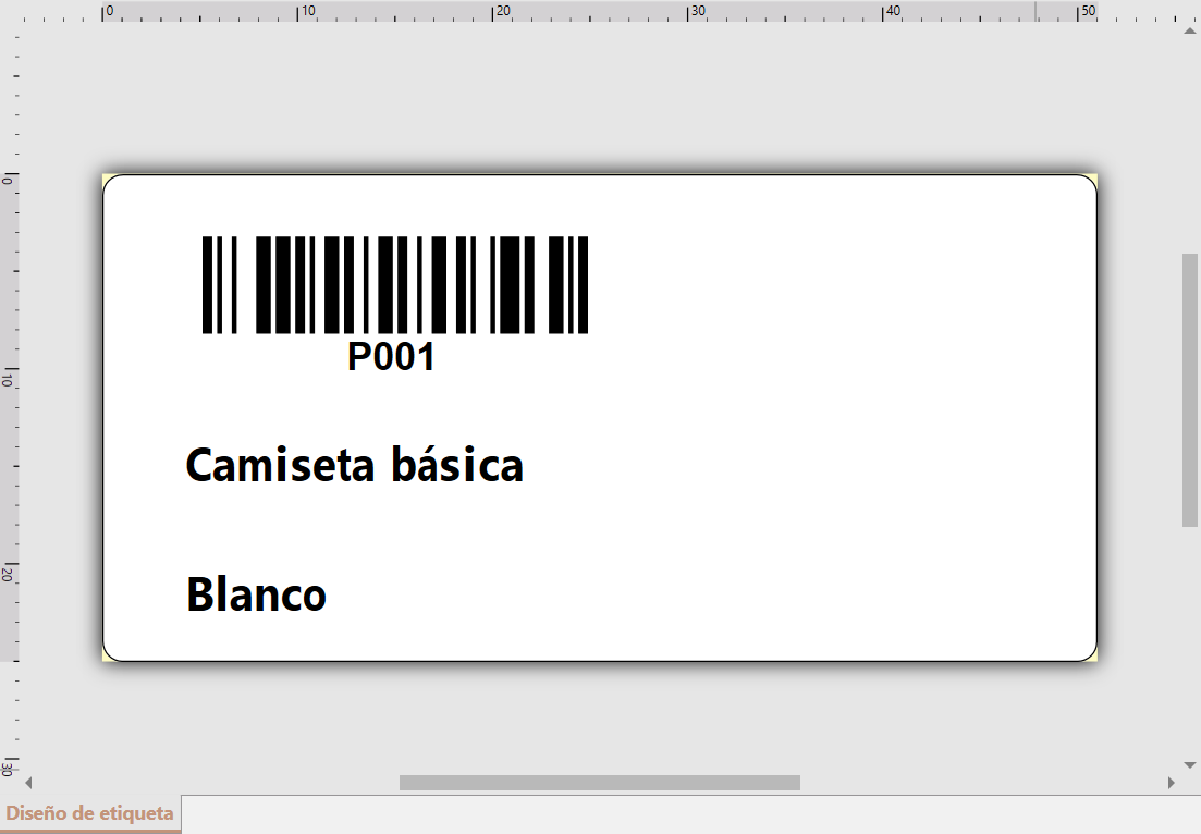 Diseño de formatos de etiquetas para la impresión de archivos CSV con ...